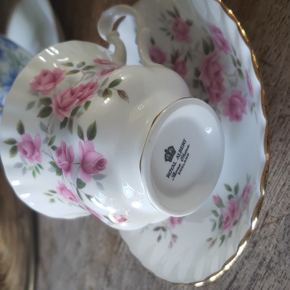 Royal Albert | Kitchen | Royal Albert Pink Roses Tea Cup And Saucer ...